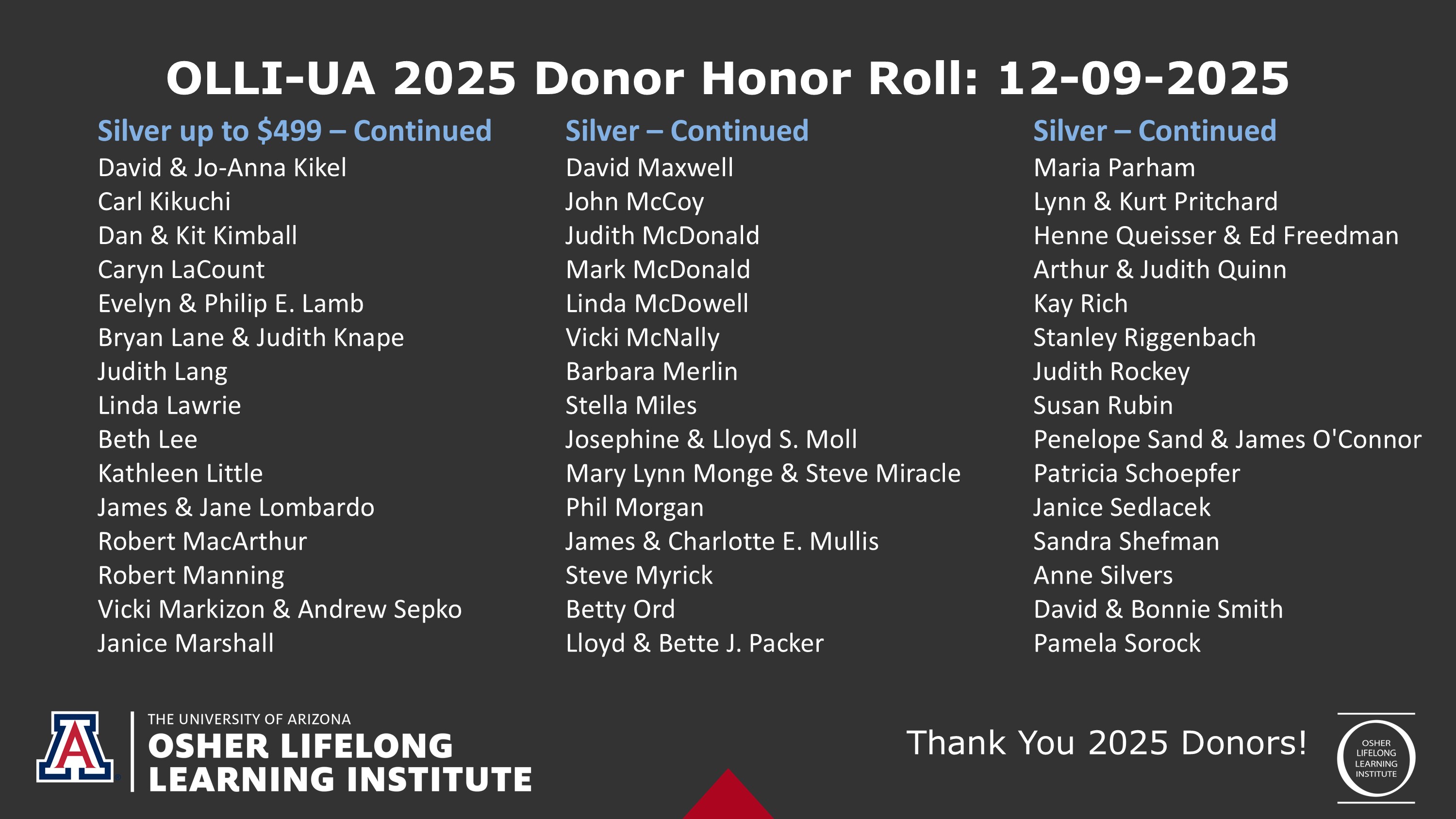 OLLI-UA: Life-Enriching Education for Adults 50+