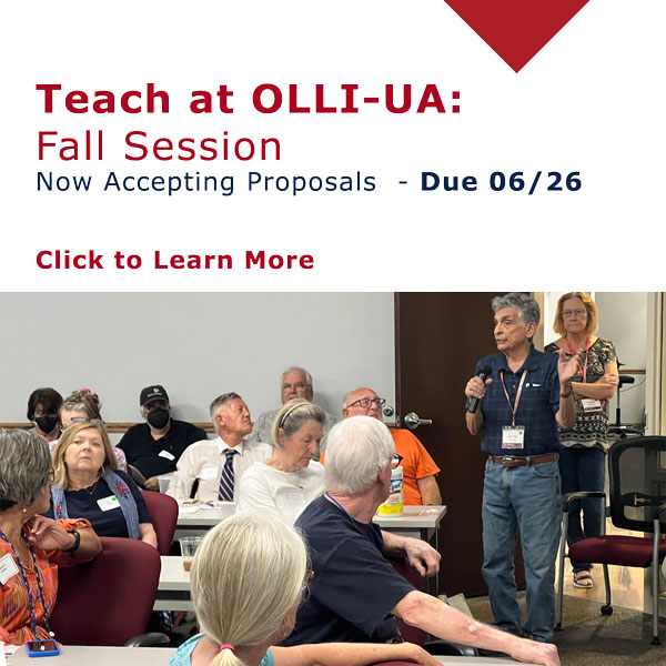 OLLI-UA: Life-Enriching Education for Adults 50+